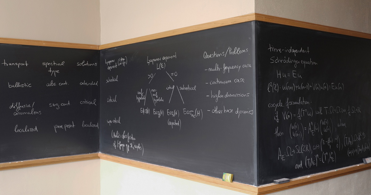 The Timeless Beauty of a Mathematician's Chalkboard | Edwynn Houk Gallery